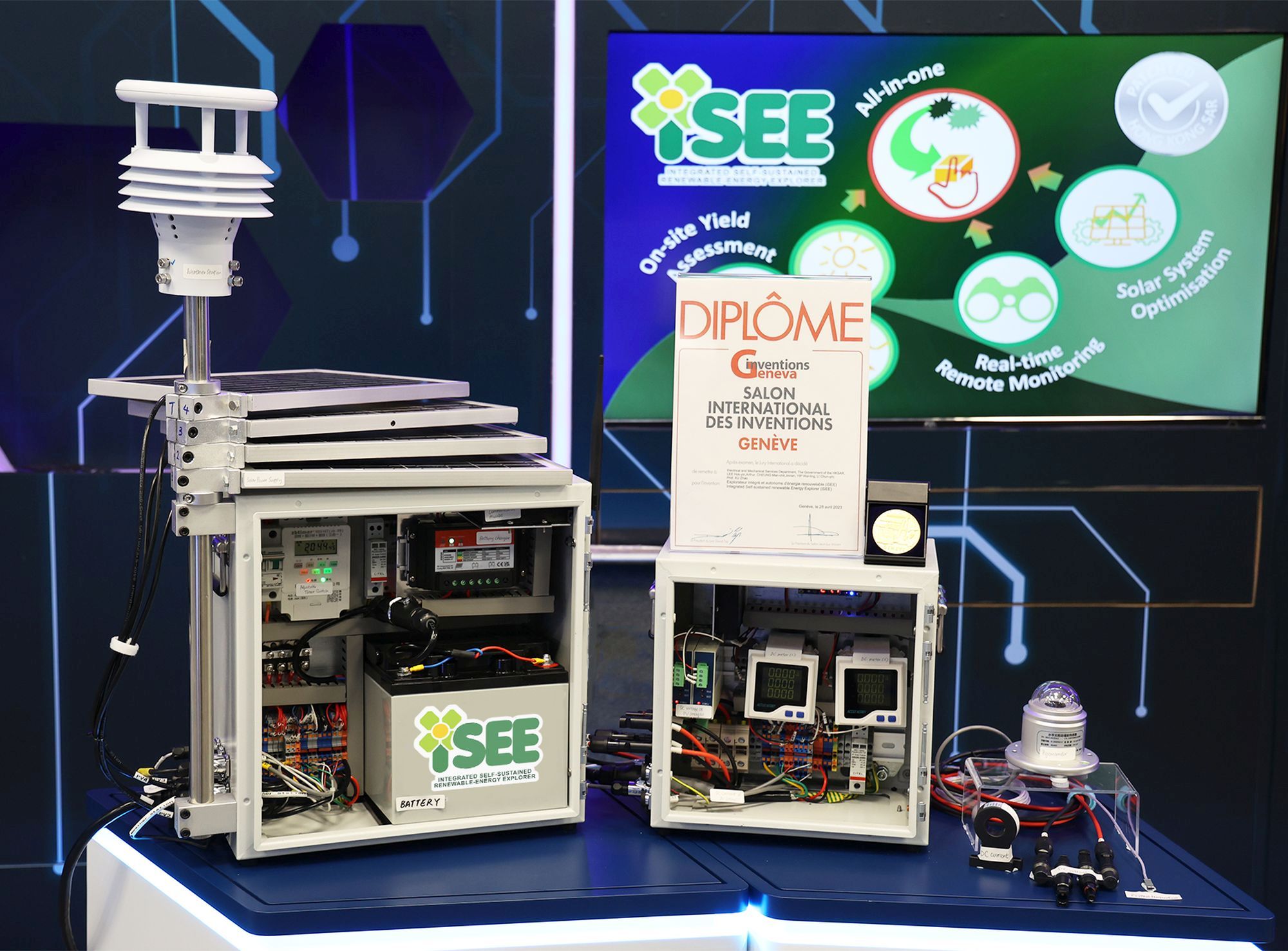 The Renewable-energy Explorer (iSEE) can collect real-time weather data, which can give a more ...